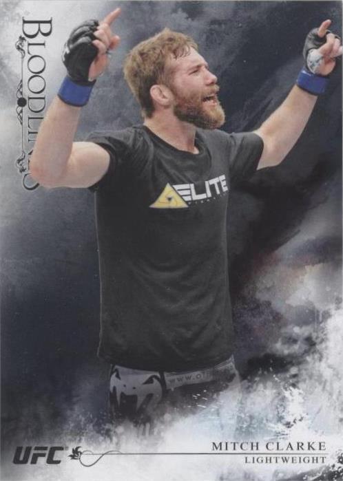 2014 Topps UFC Bloodlines - Mitch Clarke #28 Black /25 (RC) for sale ...