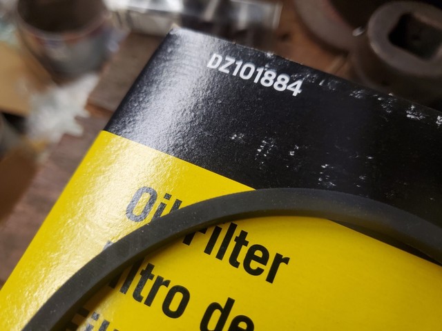 John Deere Original Equipment Oil Filter DZ101884 for sale online | eBay