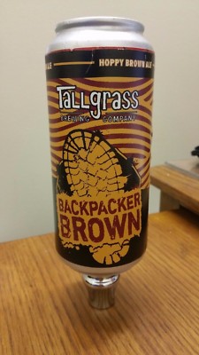 BACKPACKER BROWN TALLGRASS BREWING TALL 9" Beer Tap Handle | eBay