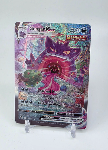 Custom SPARKLING HOLO GENGAR Vmax GENGAR Card READ DESCRIPTION BELOW | eBay