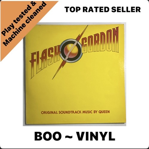 Queen - Flash Gordon Movie Soundtrack LP 12" Album Record Vinyl Rock ...