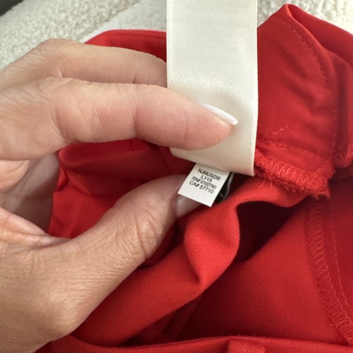 Kate Spade Trousers Pants Cropped Womens Sz 0 Red Straight Leg Pleated ...