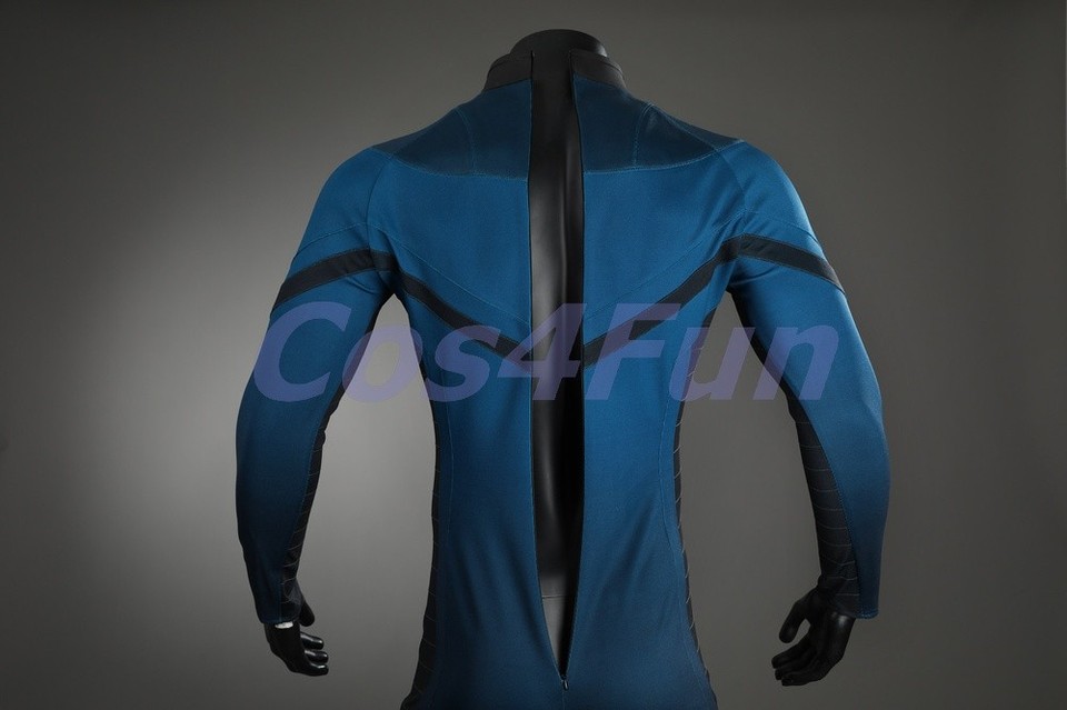 Human Torch Costume Fantastic Four Johnny Storm Cosplay Suit Fullset ...