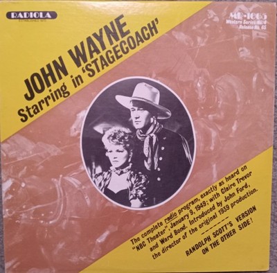 John Wayne Vinyl. Stagecoach. 1976. Great condition. | eBay