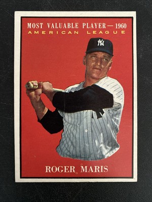 1961 TOPPS ROGER MARIS BASEBALL CARD #478 | eBay