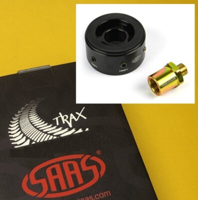 M24 x 1.5 to 3/*4-16 Oil filter sandwich plate Billet Aluminium SAAS ...