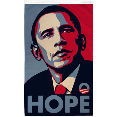 OBAMA HOPE FLAG 3X5 POLYESTER | eBay