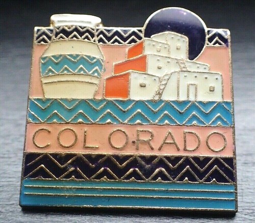 Vintage Colorado Pueblo Pottery Pin | eBay