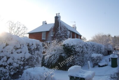 Photo 6x4 The Nightingales in the snow, A26 Tonbridge c2009 | eBay UK