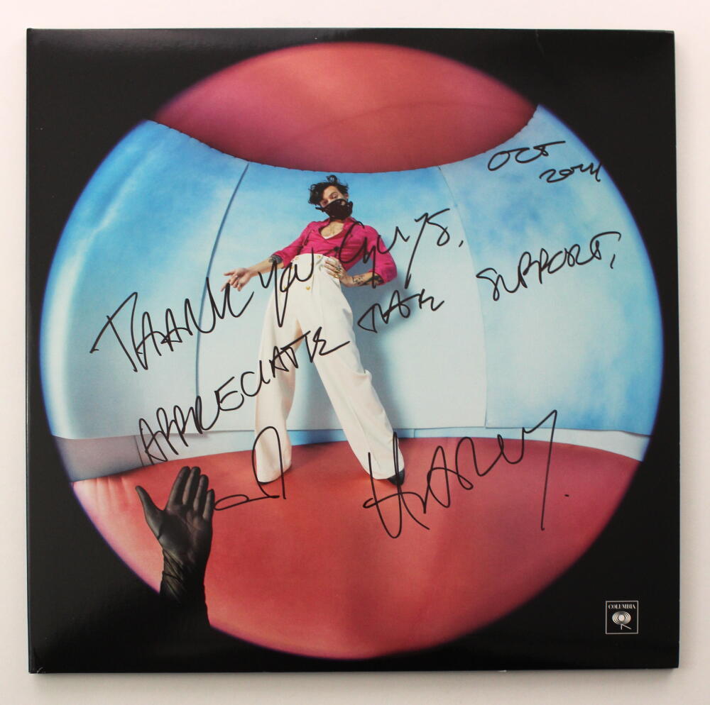 Harry Styles Signed Autograph Album Vinyl Record - Fine Line One ...