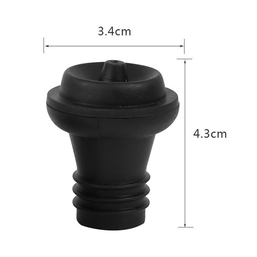 1/5PCS Home Black Barware Pump Preserver Wine Stopper Vacuum Suction ...