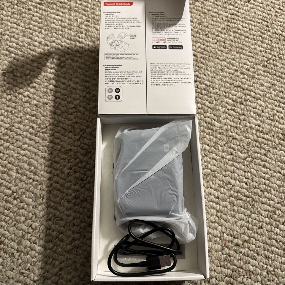 Nimbot B1 Series Label Printer Portable Pocket Label Maker Bluetooth ...