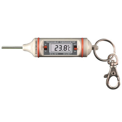 Traceable WD-90205-10 Mini Key Chain Digital Thermometer, NIST-Cal | eBay