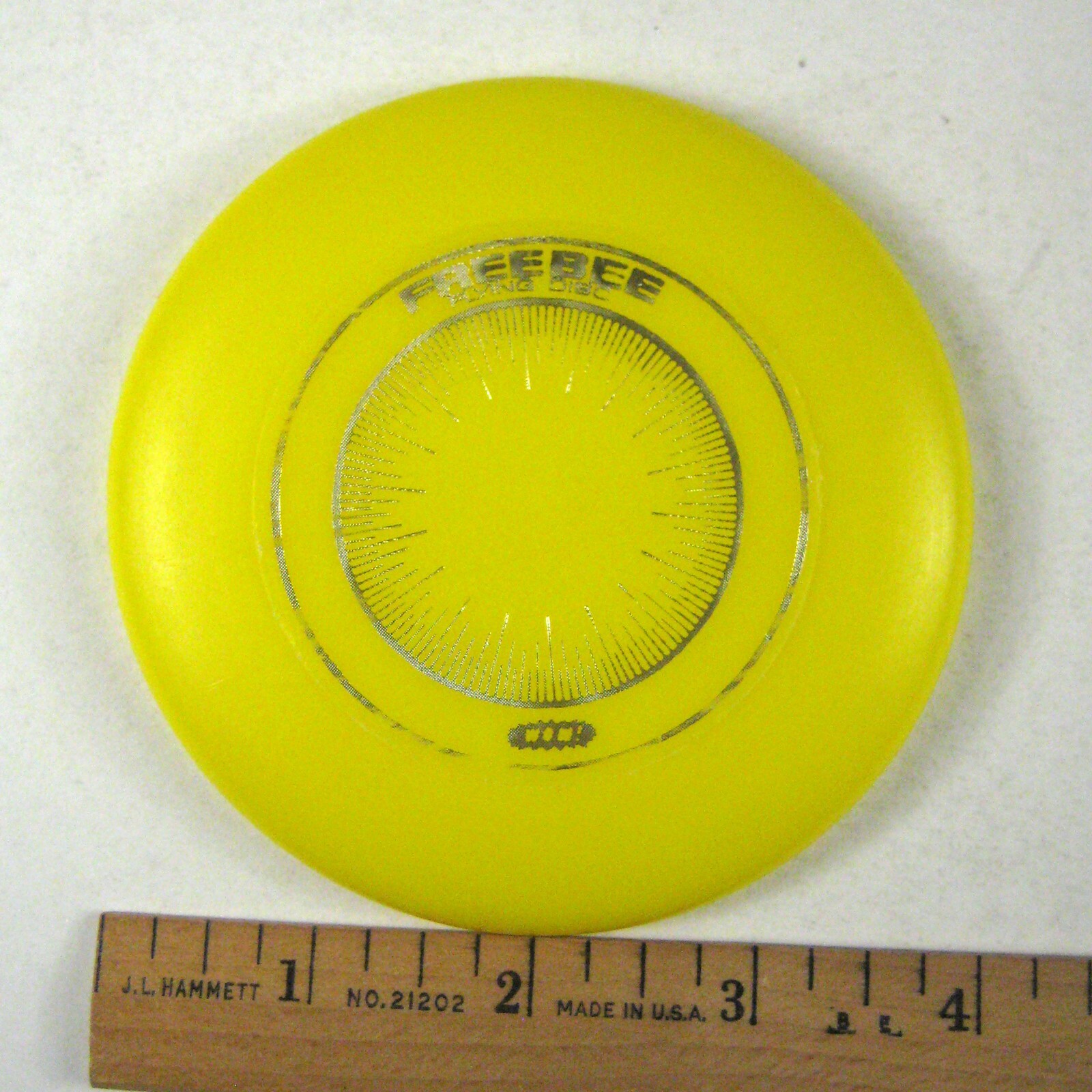 Wham-o Mini Frisbee Flying Disc Wow! 3.8 INCH Yellow | eBay