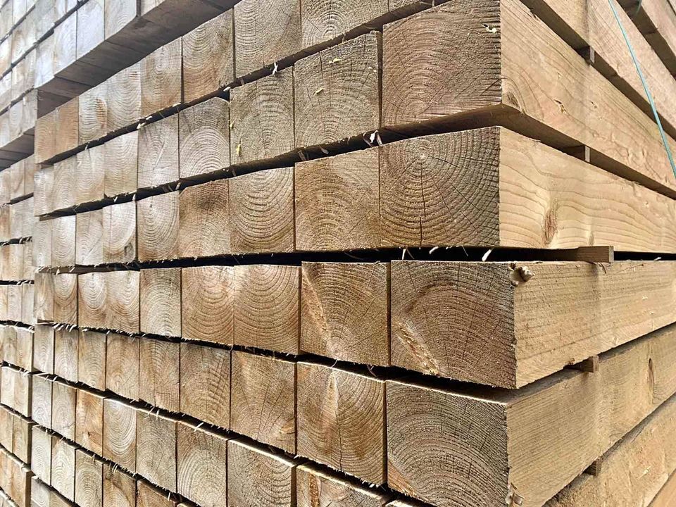 Wooden Fence Posts Treated Wooden Fencing Timber Gate Post 3x3 4x4 3m 2 ...