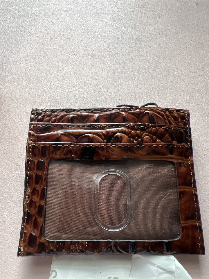 Brahmin Card Case, Wallet, Credit Card, Black, Pecan-You Pick | eBay