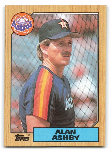 Alan Ashby 1987 Topps BASEBALL #112 Houston Astros | eBay