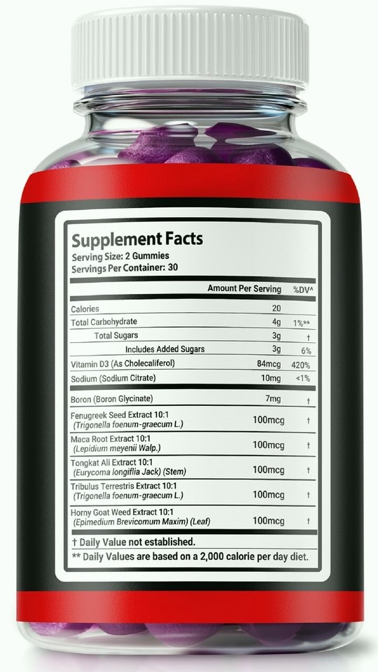 (2 Pack) Alpha Bites Gummies For Men, AlphaBites ED Gummies Male BIGD ...