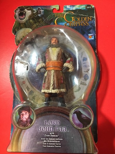 Golden Compass Figure Lord John Faa with Crow NIP | eBay