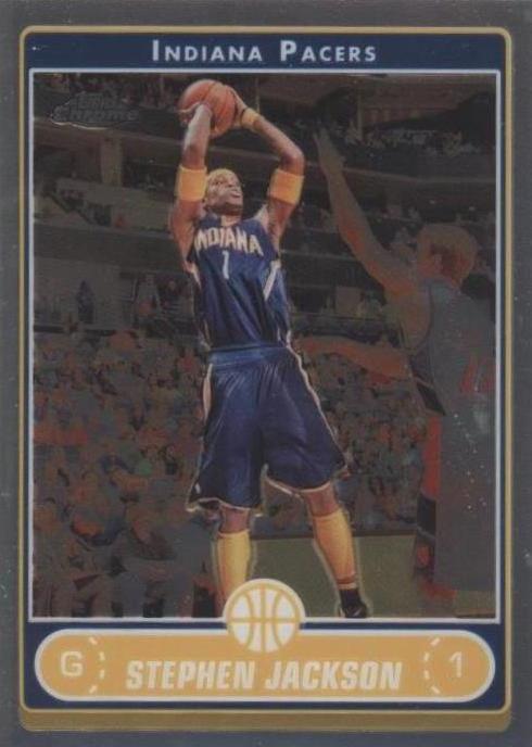 2006-07 Topps Chrome - Stephen Jackson #91 for sale online | eBay