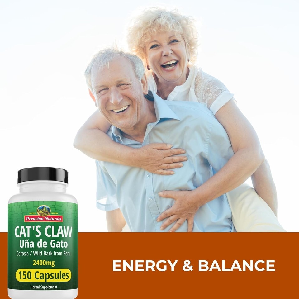 Cat's Claw 300 Capsules – Uña de Gato 100% Natural Cats Claw Bark Grown in Peru | eBay