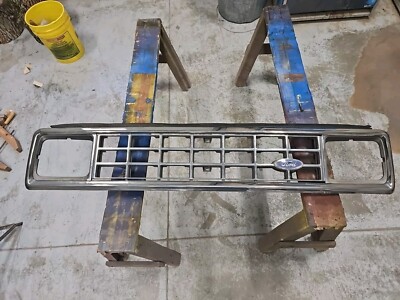 1983-1988 Ford Ranger Bronco II 2 Chrome Front GRILL Grille OEM | eBay