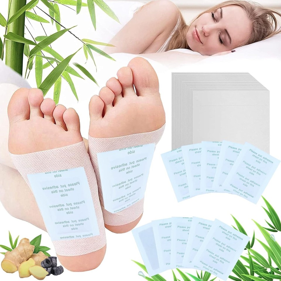 10-100PCS Detox Foot Patches Pads Body Toxin Feet Slimming Deep ...