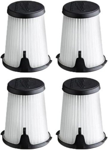 4 Pack Repacement HEPA Filter For Milwaukee M12 Compact Vacuum 0850 20 ...