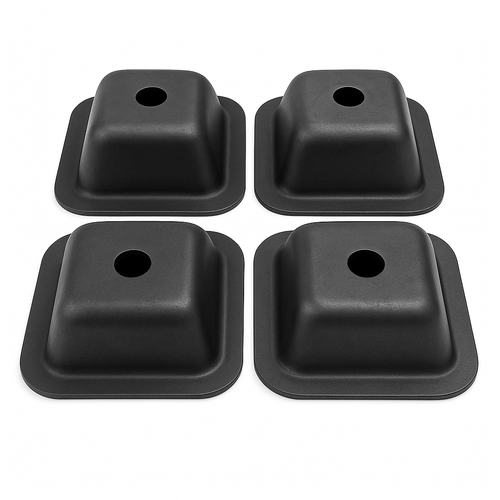 24x Stillage Feet 2.5mm Heavy Duty | Steel Pallet Stacking Feet | 125mm ...