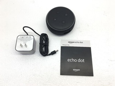 Amazon B07FZ8S74R Echo Dot 3rd Gen Alexa Smart Speaker WiFi Bluetooth ...