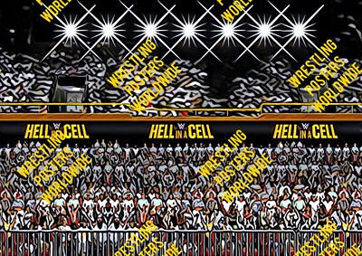 #499 WWF WRESTLING FIGURE DISPLAY BACKDROP HIAC A4 A3 POSTER | eBay