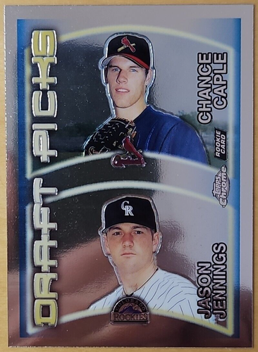 2000 Topps Chrome #212 Chance Caple/Jason Jennings Draft Picks Baseball ...
