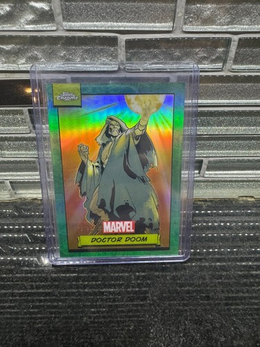 Topps Marvel Chrome 2024 - GREEN - DOCTOR DOOM - /99 COLOR MATCH | eBay