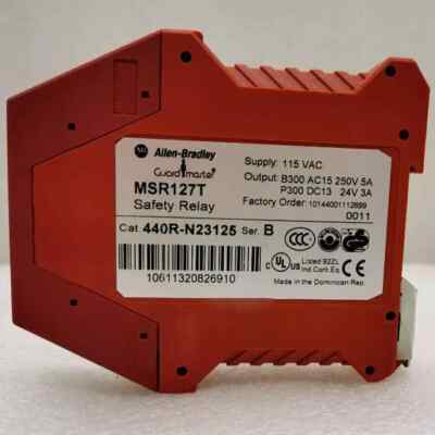 440R-N23125 New Allen Bradley Guardmaster MSR127T Safety Relay ...