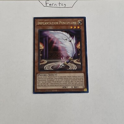 Yugioh Impcantation Penciplume NM Wild Survivors Same Day Shipping! | eBay