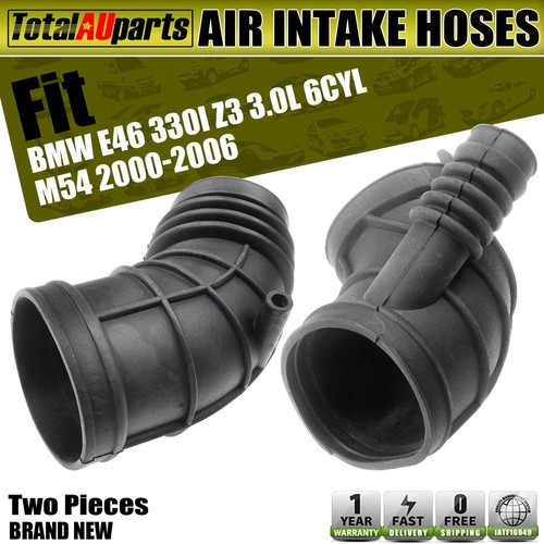 2x Throttle Body Air Intake Flow Boot Hose for BMW E46 330Ci 330i Z3 00 ...