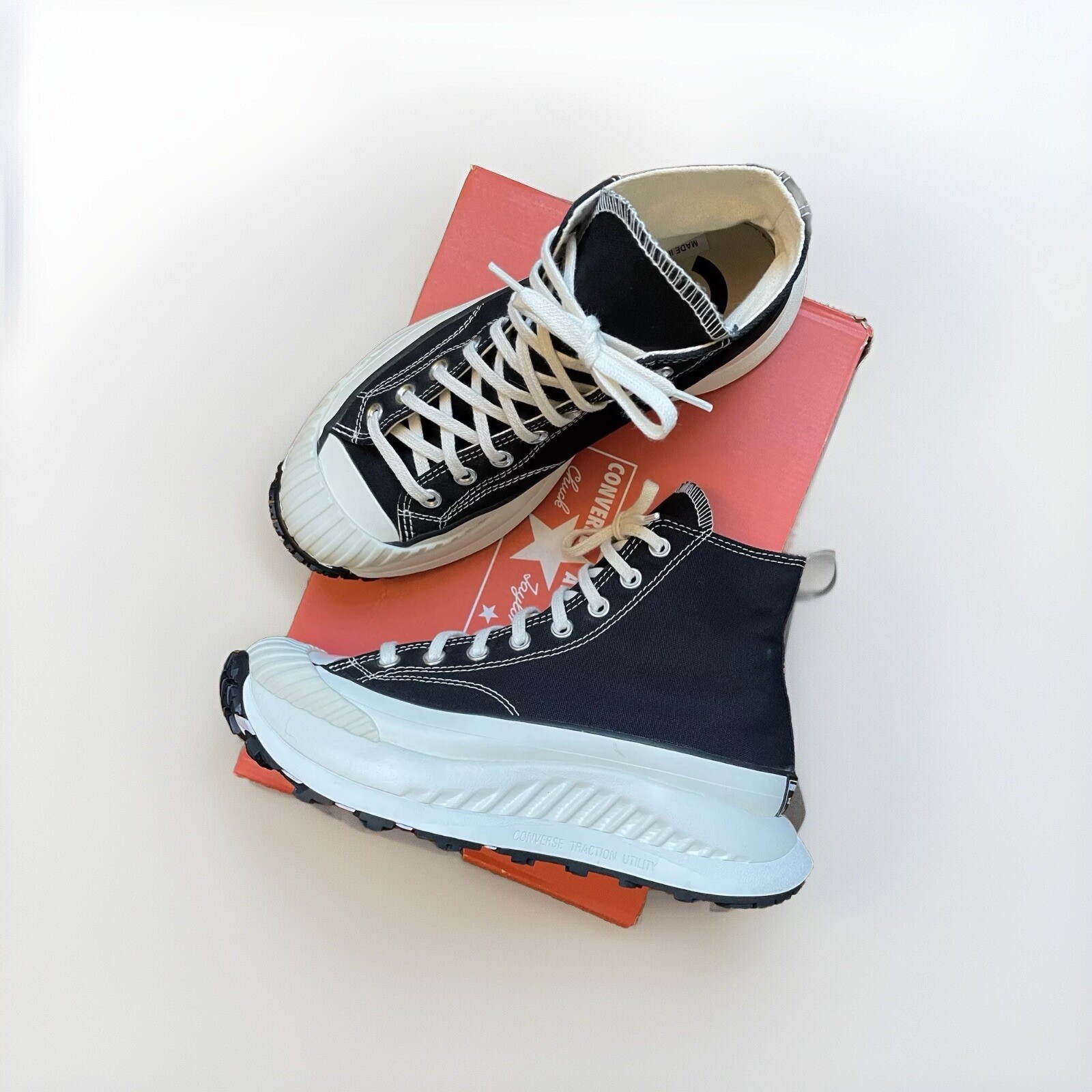 Converse Chuck 70 AT-CX High Top Black White Egret A03277C Platform NIB ...