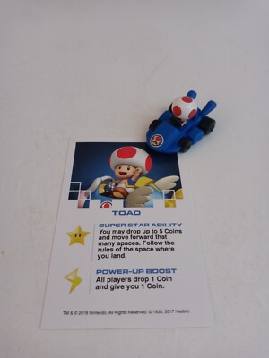 2018 Mario Kart Monopoly Gamer Replacement Piece Toad Token w/ Card | eBay