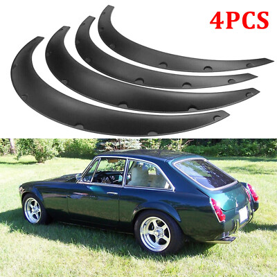 For MG MGB MGC 4x 3.5" Fender Flares Durable Extra Wide Wheel Arches ...