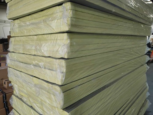 NEW GLASS WOOL BOARD FIBERGLASS INSULATION HVAC FOIL BACKED 4X8 SHEET ...