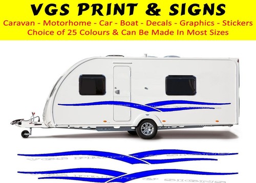 MOTORHOME/CARAVAN VINYL GRAPHICS KIT DECALS STICKERS STRIPES #97XL FAST ...