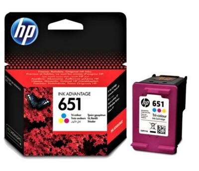 Original HP 651 color DeskJet Ink Advantage 5575 5645 OVP DATUM 05/2021 ...
