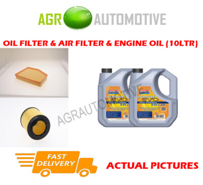 OEM SPEC PETROL OIL AIR FILTER KIT + VL 5W30 OIL FOR BMW 630I 3.0 258 ...