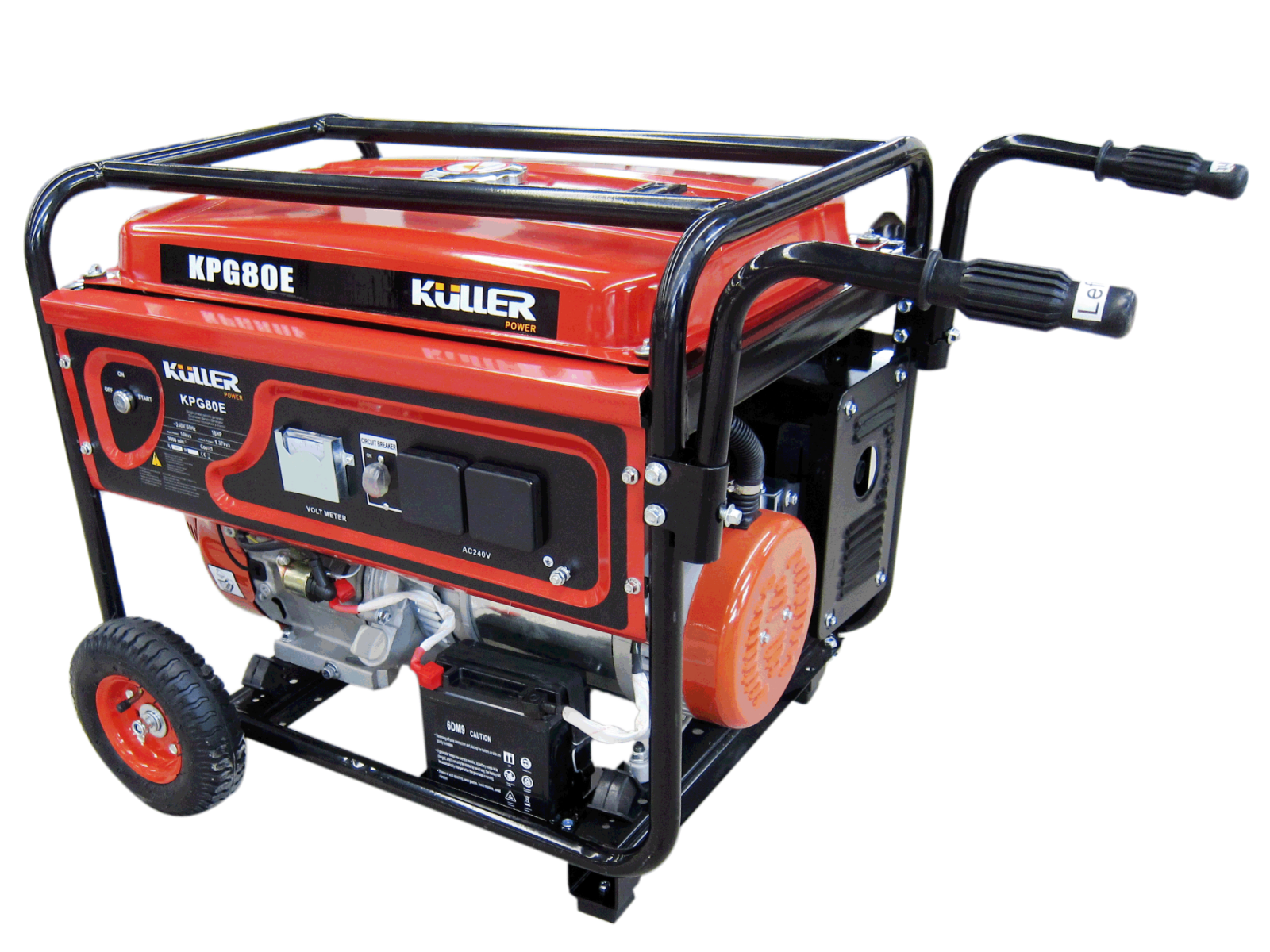 NEW KULLER 18HP 8000w Max/7500w Rated Backup Generator Single-Phase ...