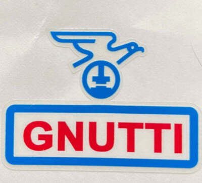 Gnutti seat-tube transfer for Gnutti-equipped m/c. White/blue/red | eBay