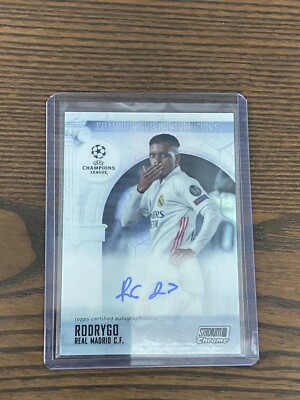 2021 TOPPS STADIUM CHROME UEFA CHAMPIONS LEAGUES RODRYGO AUTOGRAPH | eBay