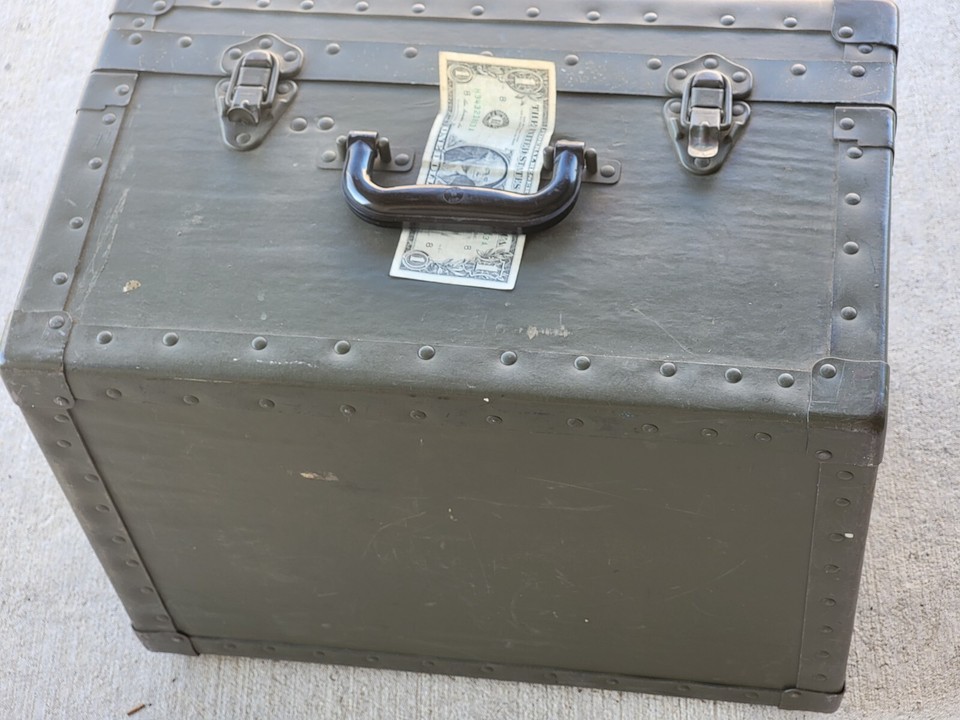 M1 Carbine sniper scope transport wood crate box only no ir sniperscope ...