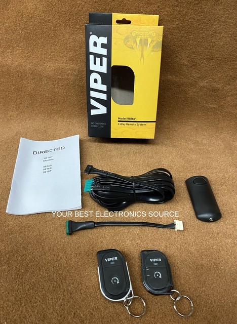 Viper 9816V 2 Way LED One Button RF Kit 1 Mile Range for sale online | eBay