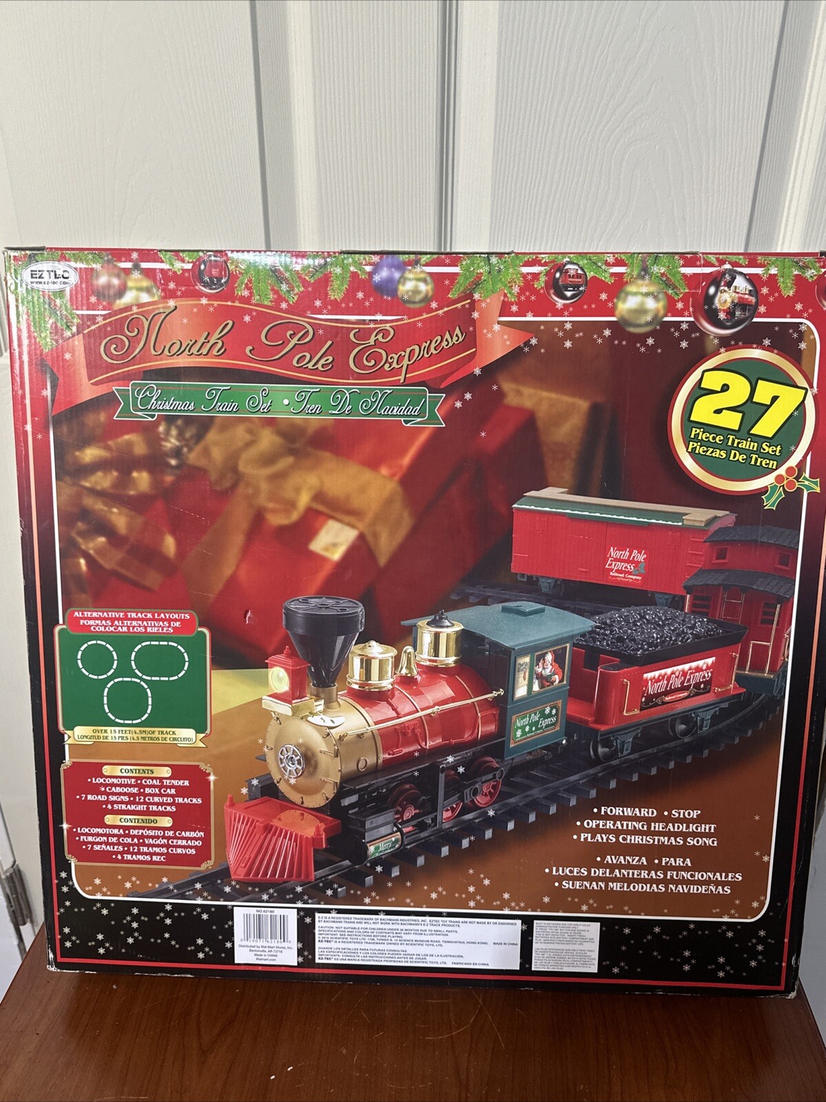 2017 Train Set Christmas NORTH POLE EXPRESS #62180 27 Piece Holiday ...