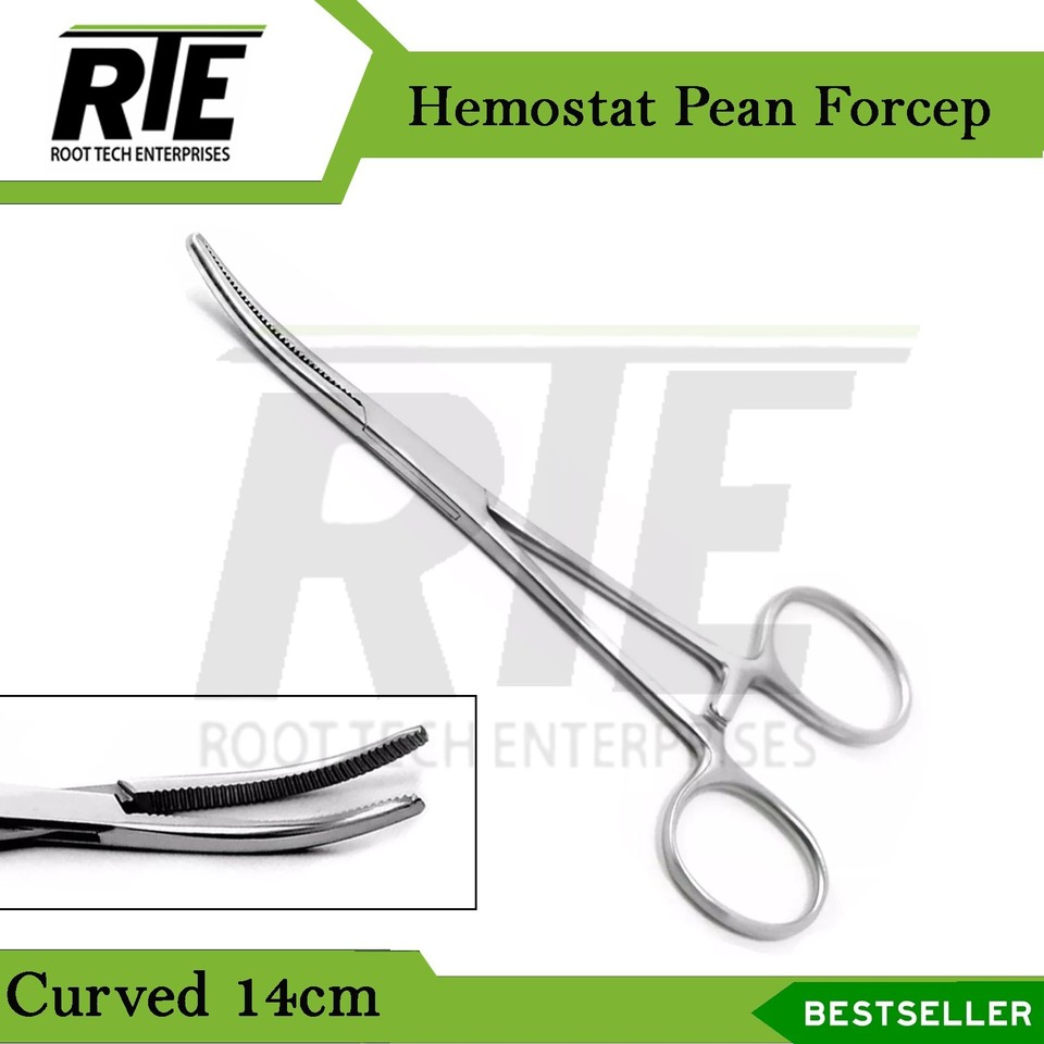 Surgical Artery Hemostatic Locking Clamps Needle Holder Forcep Straight ...